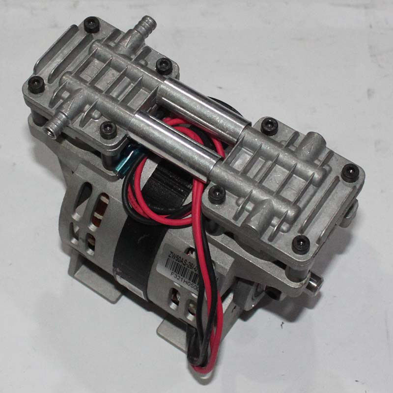 60W Laboratory Oil Free Air Compressor 50Hz Vacuum Oil Free Pump For ...